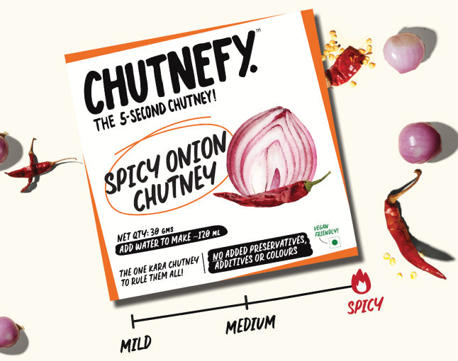 Spicy Onion Chutney – Chutnefy | The 5-Second Chutney!