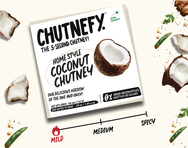Home Style Coconut Chutney | Mild – Chutnefy | The 5-Second Chutney!